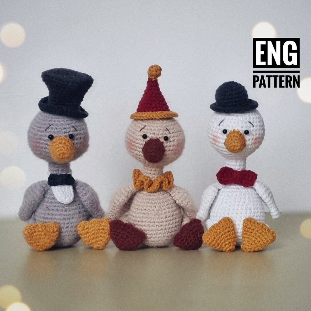 PDF Geese CROCHET PATTERN 3 in 1 Amigurumi Goose - Etsy