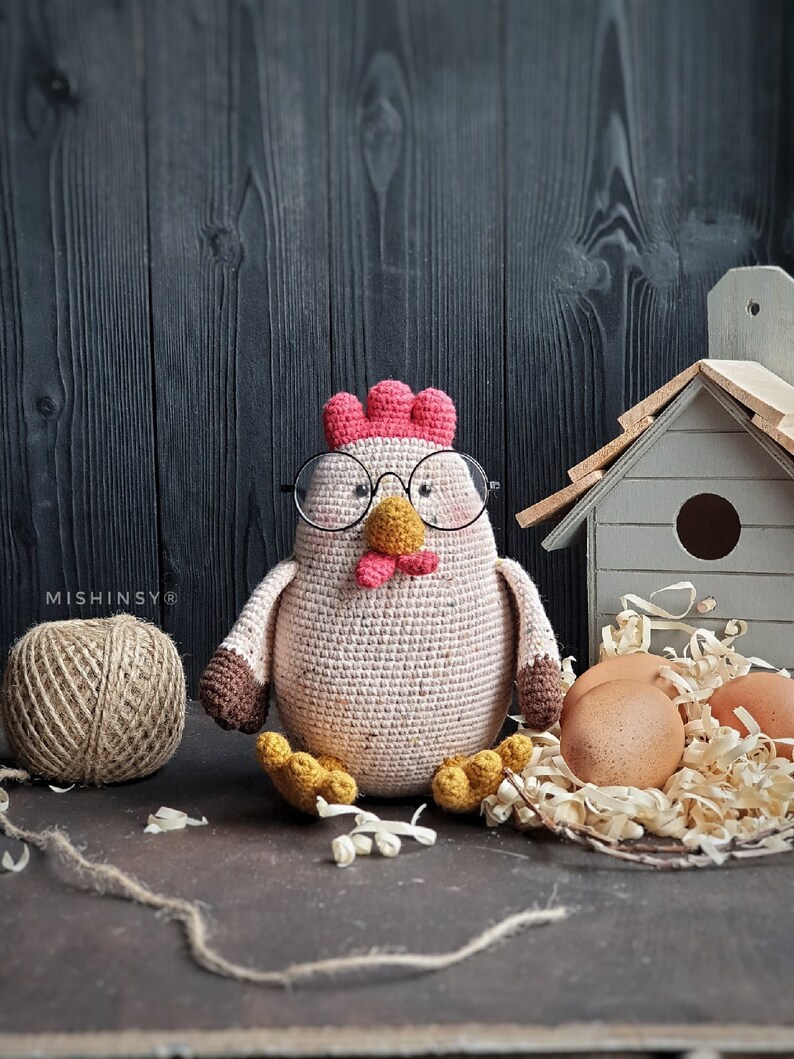 Amigurumi Crochet Pattern Funny Chicken Pattern PDF - Etsy