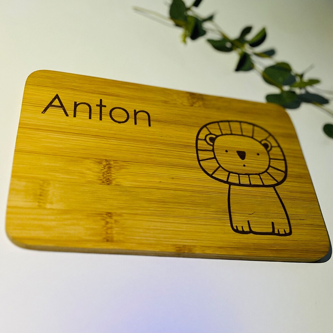 Boards With Names Boards Children's Name and Animals - Etsy