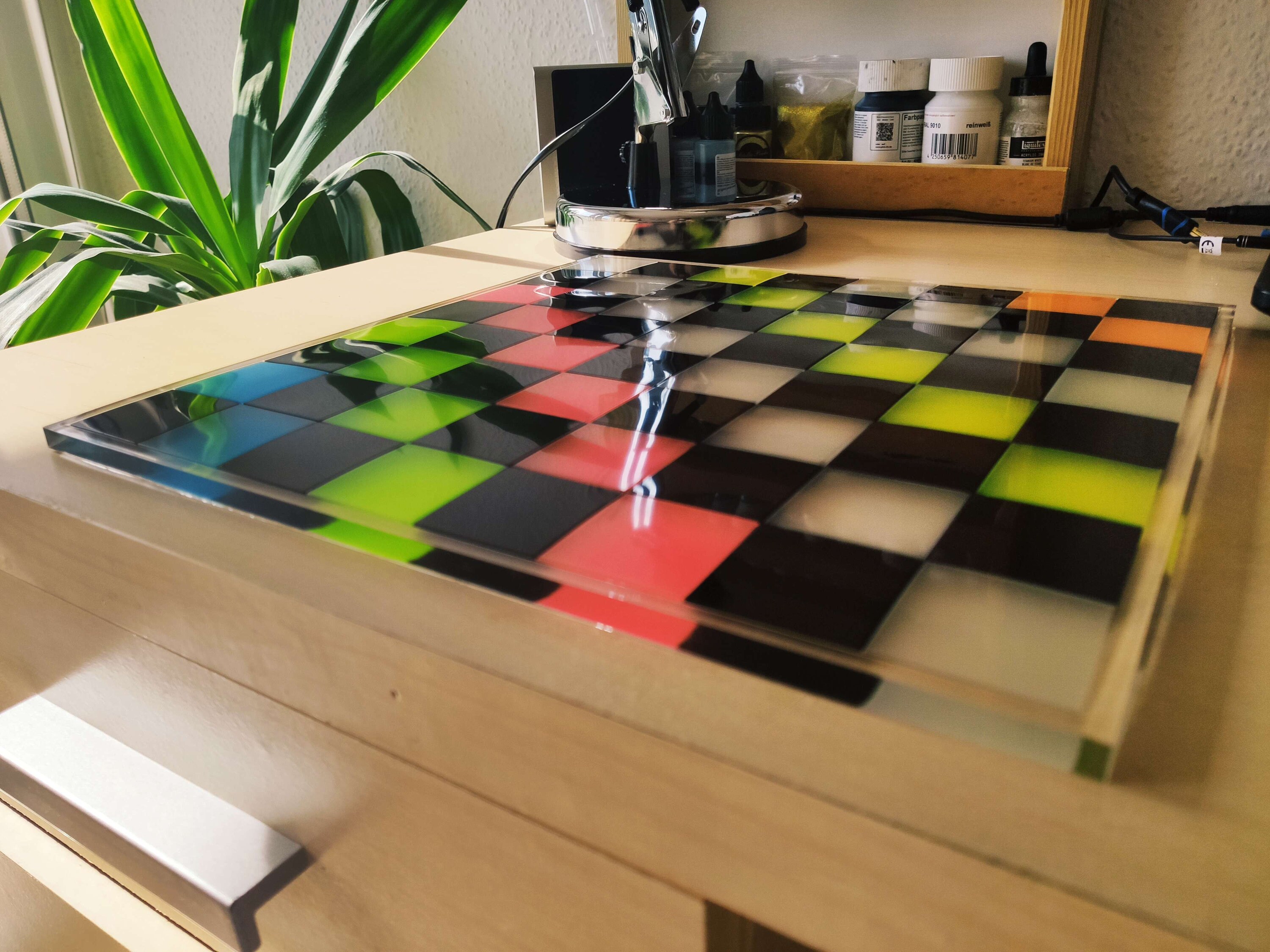 Glow in the Dark , Resin Chess Set , Creative Homemade - Etsy