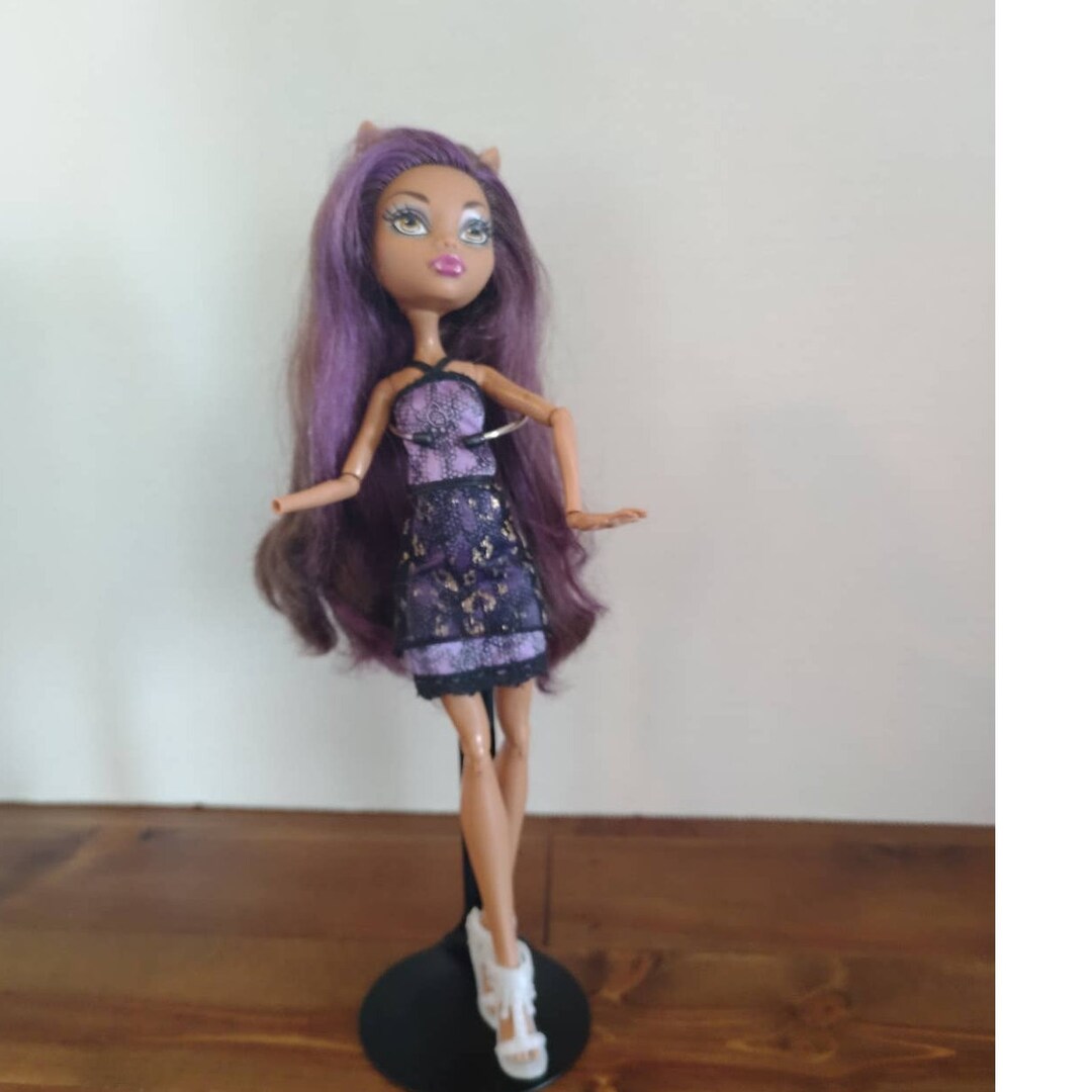 Monster High HTF Retired Clawdeen Wolf Scaris City of Frights Wolf Doll ...