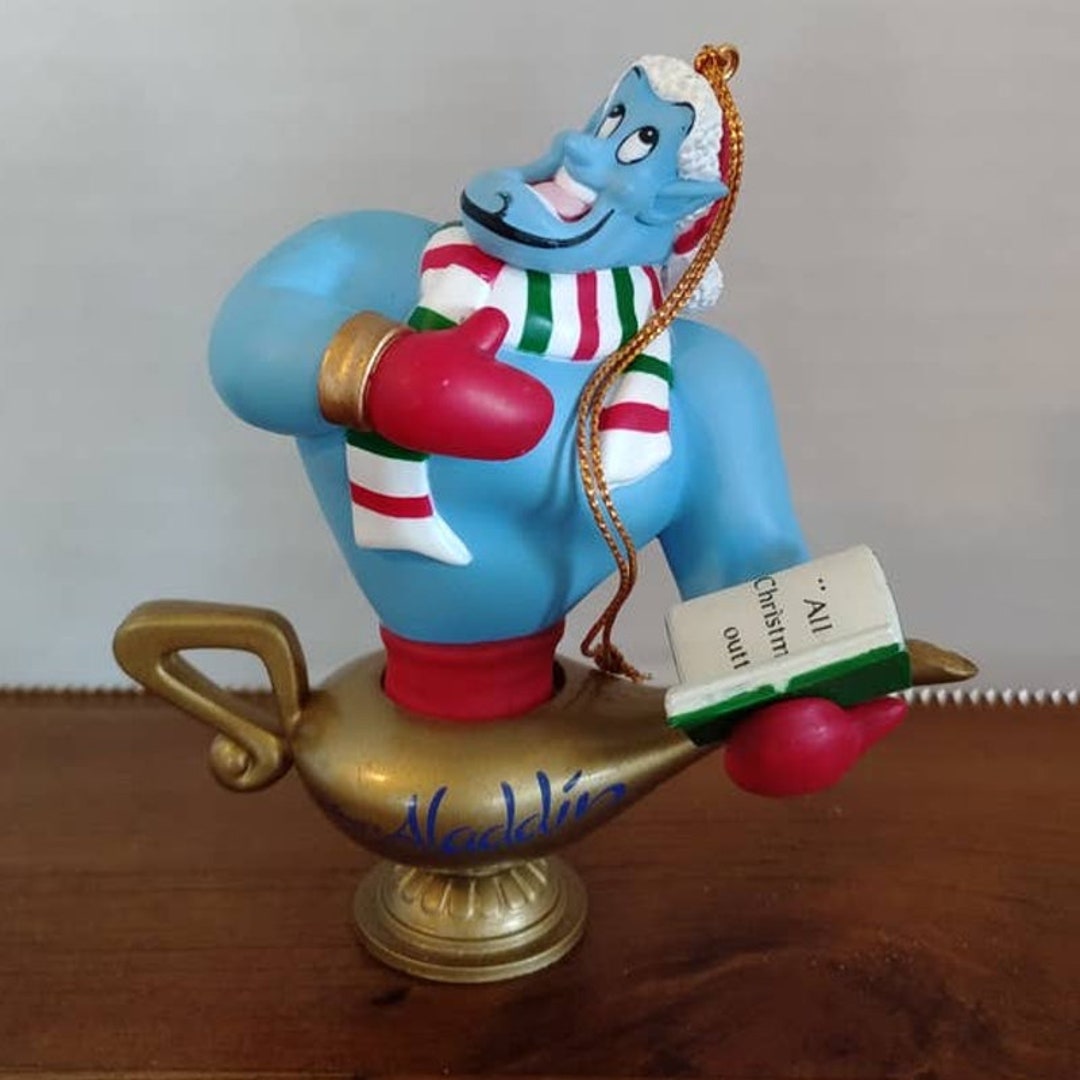 Vintage Grolier Disney Genie Lamp Aladdin Christmas Ornament 022901 - Etsy