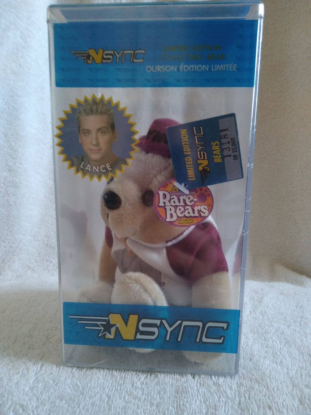 Nsync Lance Rare Bears Limited Edition 1,3181 Out of 25,000 ...