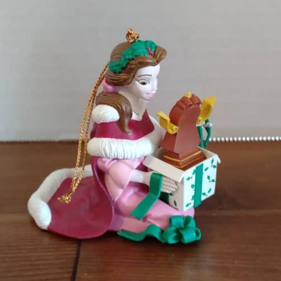 Grolier Belle and Cogsworth Gift Christmas Ornament Bobble 023909 - Etsy