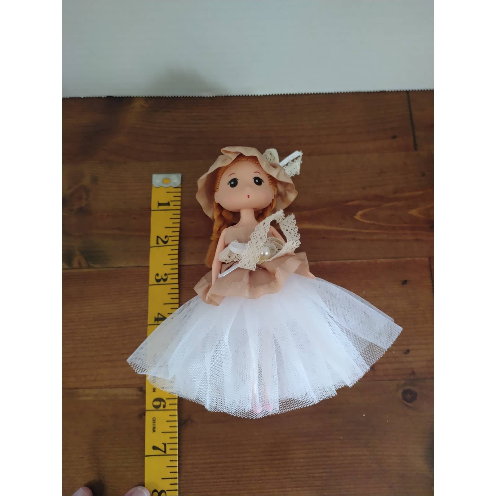 Novelty Anime Kawaii Tulle Handmade Dress Big Eyes Key Chain Doll 6 - Etsy