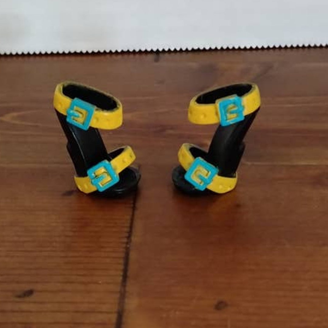 Monster High HTF Retired Frankie Stein Gloom Beach Replacement Shoes ...
