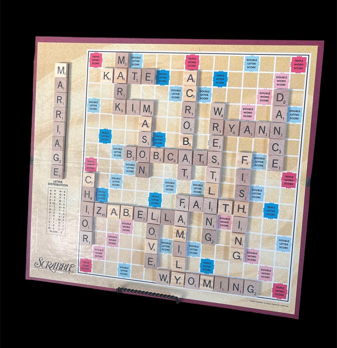 Custom Scrabble Board - Etsy