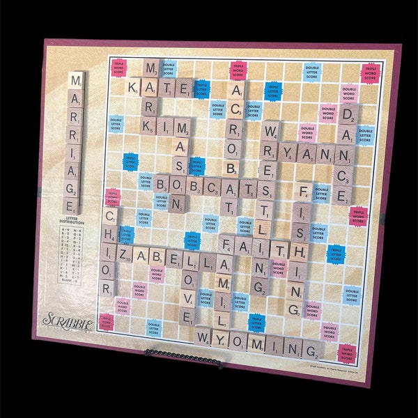 Scrabble Board - Etsy