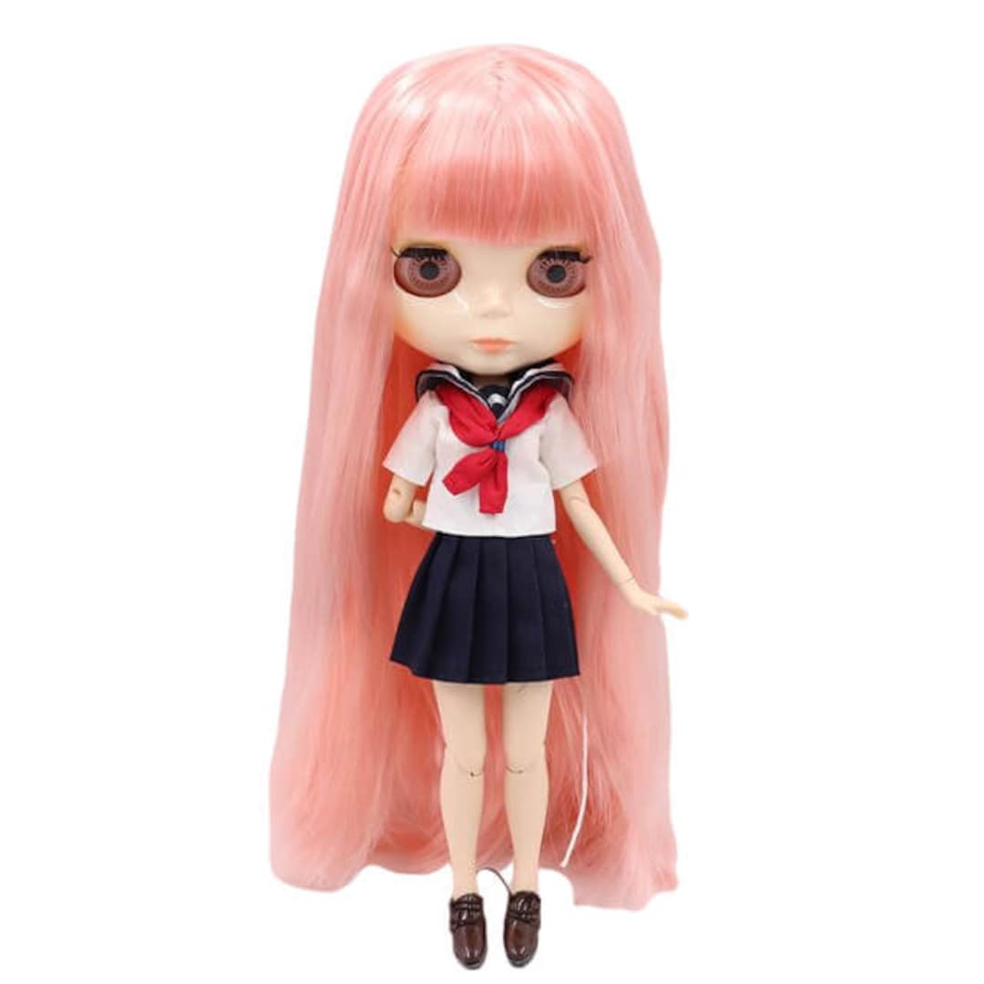 Cheyenne – Premium Custom Neo Blythe Doll With Pink Hair, White Skin ...