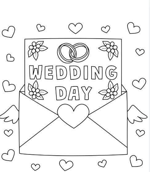 Wedding Coloring Packet for Kids Activities for Kids Wedding Fun ...
