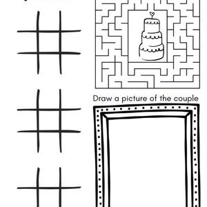 Wedding Coloring Packet for Kids Activities for Kids Wedding Fun ...