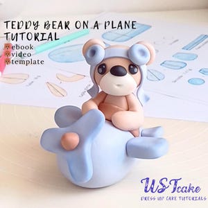Tutorial Set - Teddy Bear in an Air Balloon and a Bear in a Fondant ...