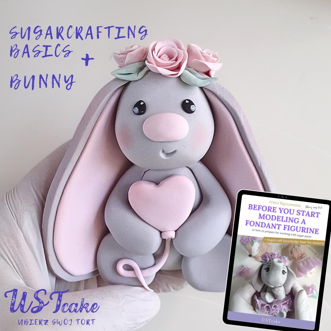 Fondant Kit - Bunny Boho Tutorial + E-book on the Basics of Fondant ...