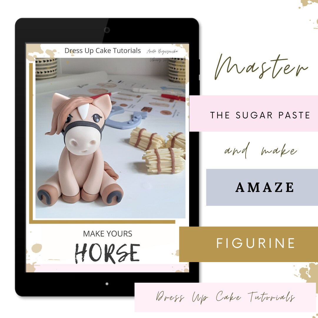 Horse Hay and Horseshoe. Detailed Tutorials Sugarpaste - Etsy