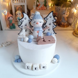 Make Your Fondant Forest Birthday Cake Decorations. Topper Tutorial ...