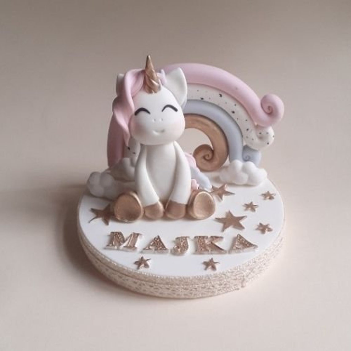 Rainbow Cake Topper Tutorial. Detailed Tutorials Whit Templates ...