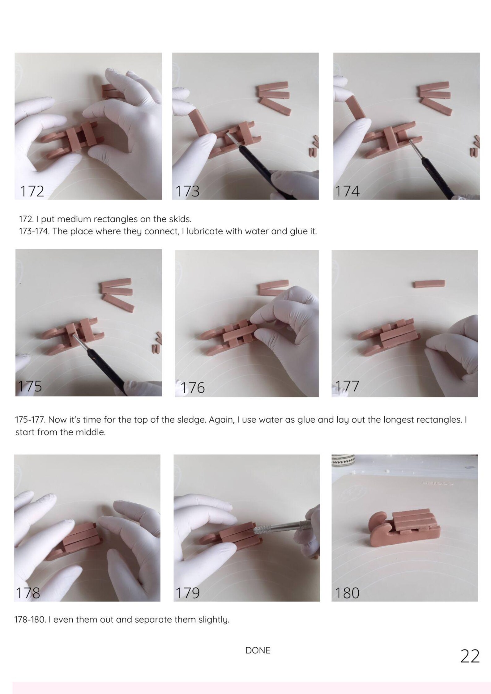 Snowman & Sledge Cake Topper Tutorial: Fondant Sugarpaste (e-book and ...