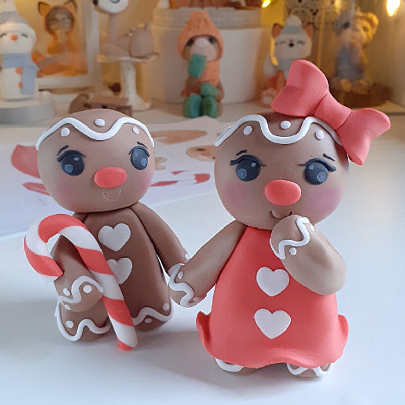 Gingerbread Man Cake Topper Tutorial Whit Templates PDF. Sugarpaste ...