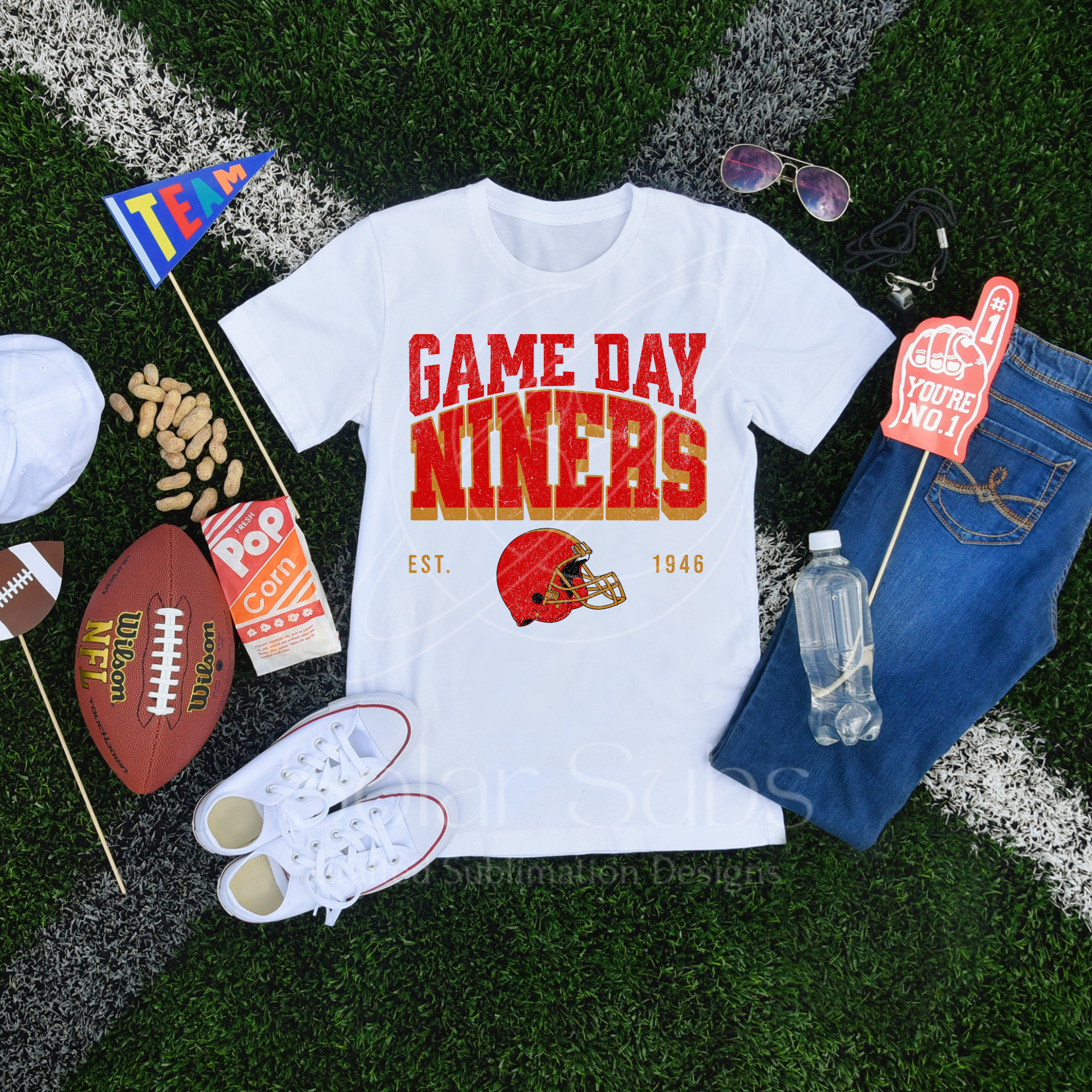 Game Day Niners PNG Sublimation Download Retro Niners PNG - Etsy