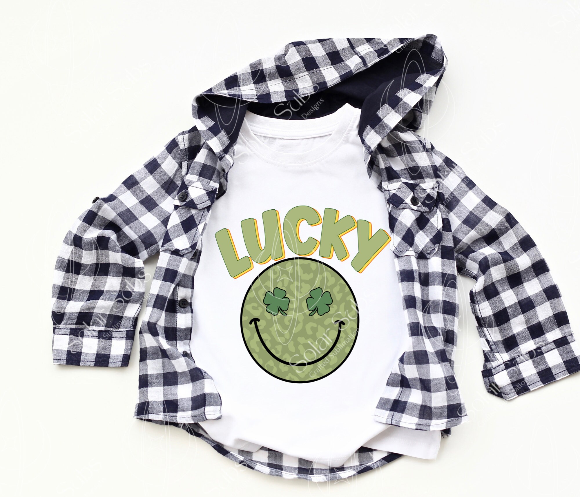 Lucky Smiley Face PNG, St.patricks Day PNG, Lucky Design, Lucky DTF ...