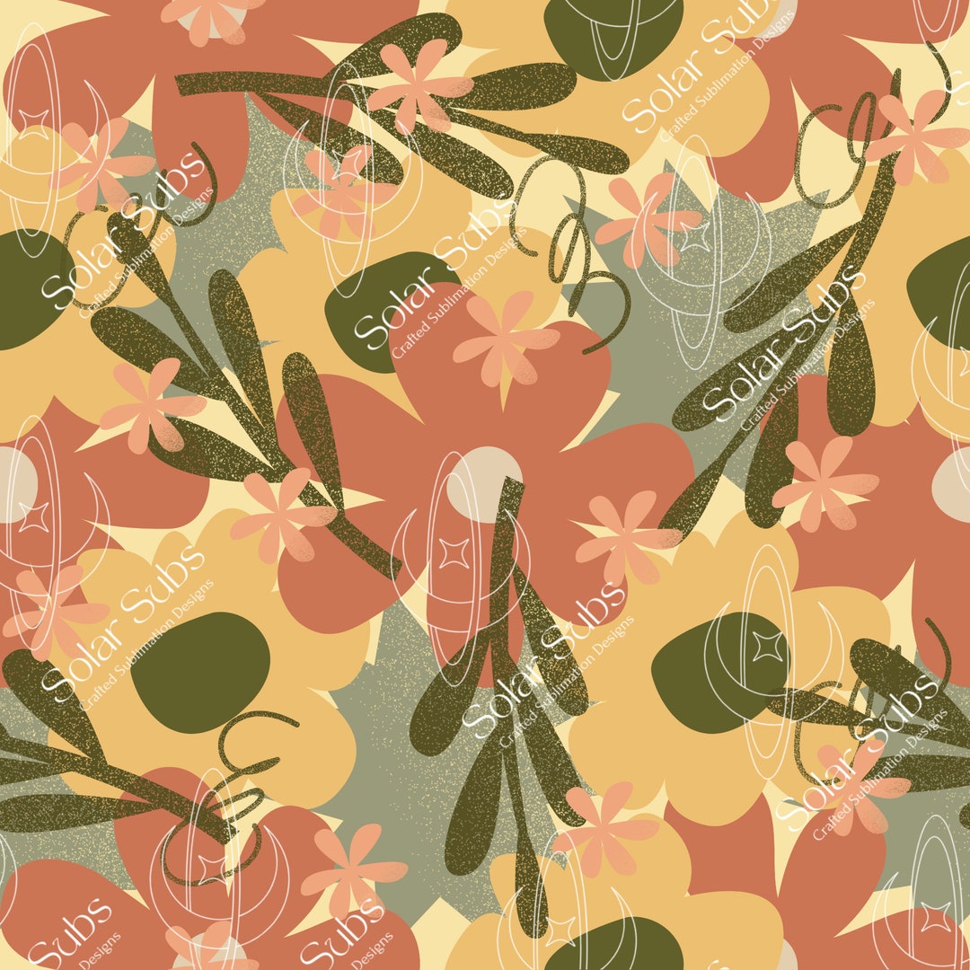 Abstract Floral Seamless Pattern Seamless Floral Pattern Abstract ...