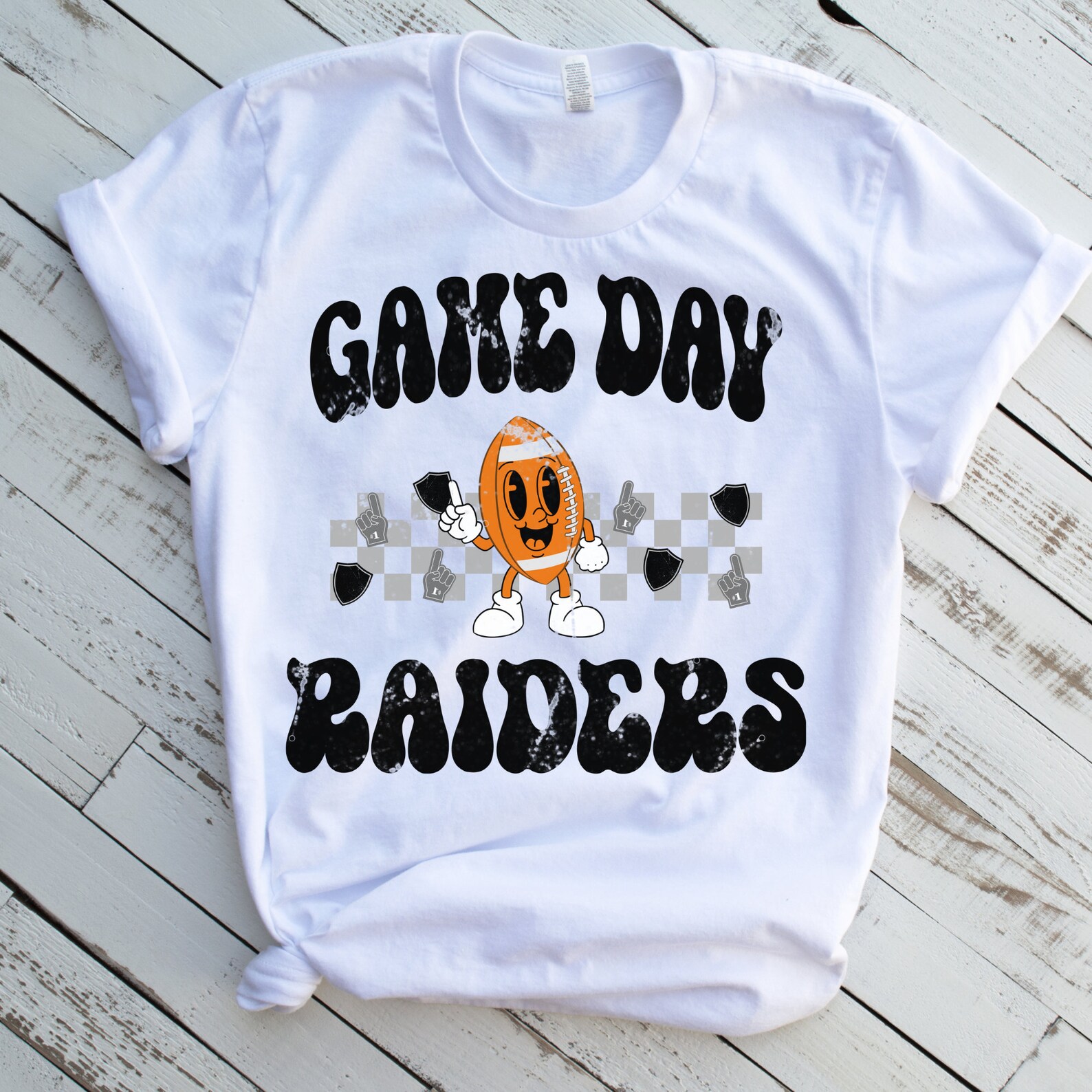 Game Day Raiders PNG Sublimation Download DISTRESSED Raiders - Etsy
