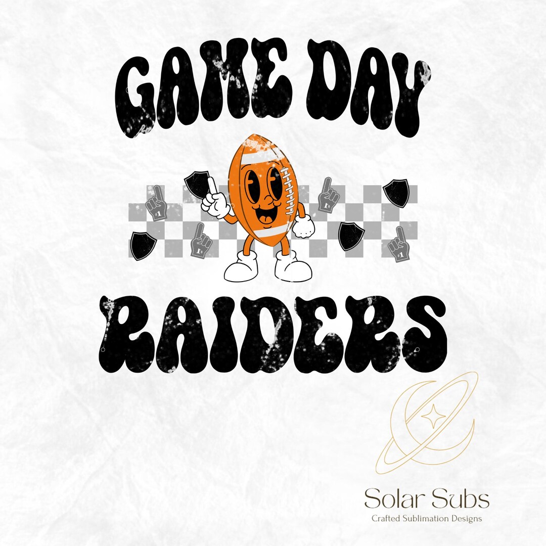 Game Day Raiders PNG Sublimation Download, DISTRESSED Raiders PNG, Game ...