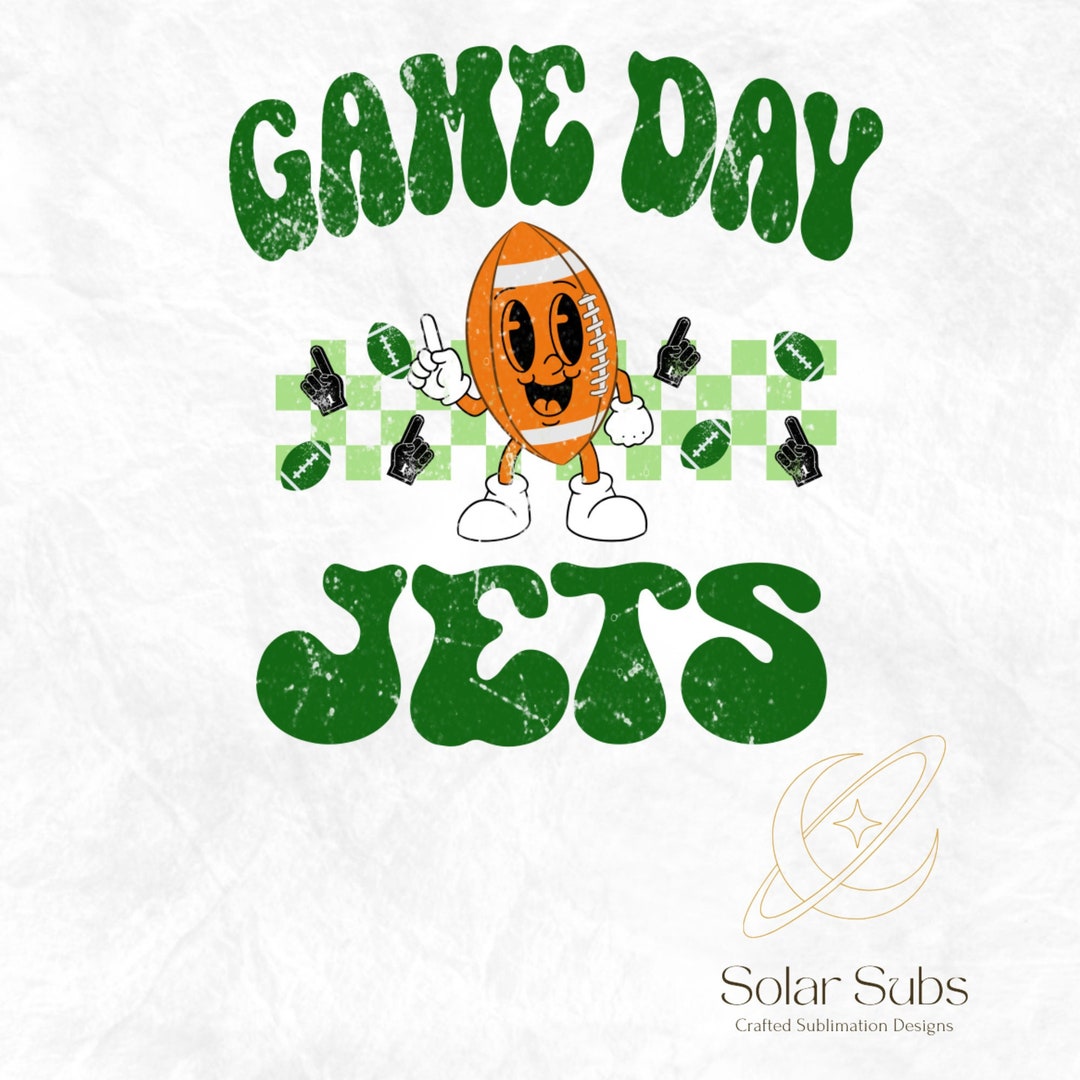 Game Day Jets PNG Sublimation Download, DISTRESSED Jets PNG, Game Day ...
