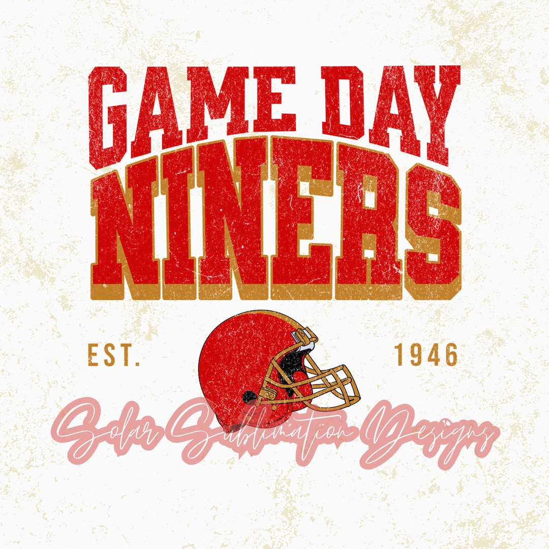 Game Day Niners PNG Sublimation Download, Retro Niners PNG, Game Day ...