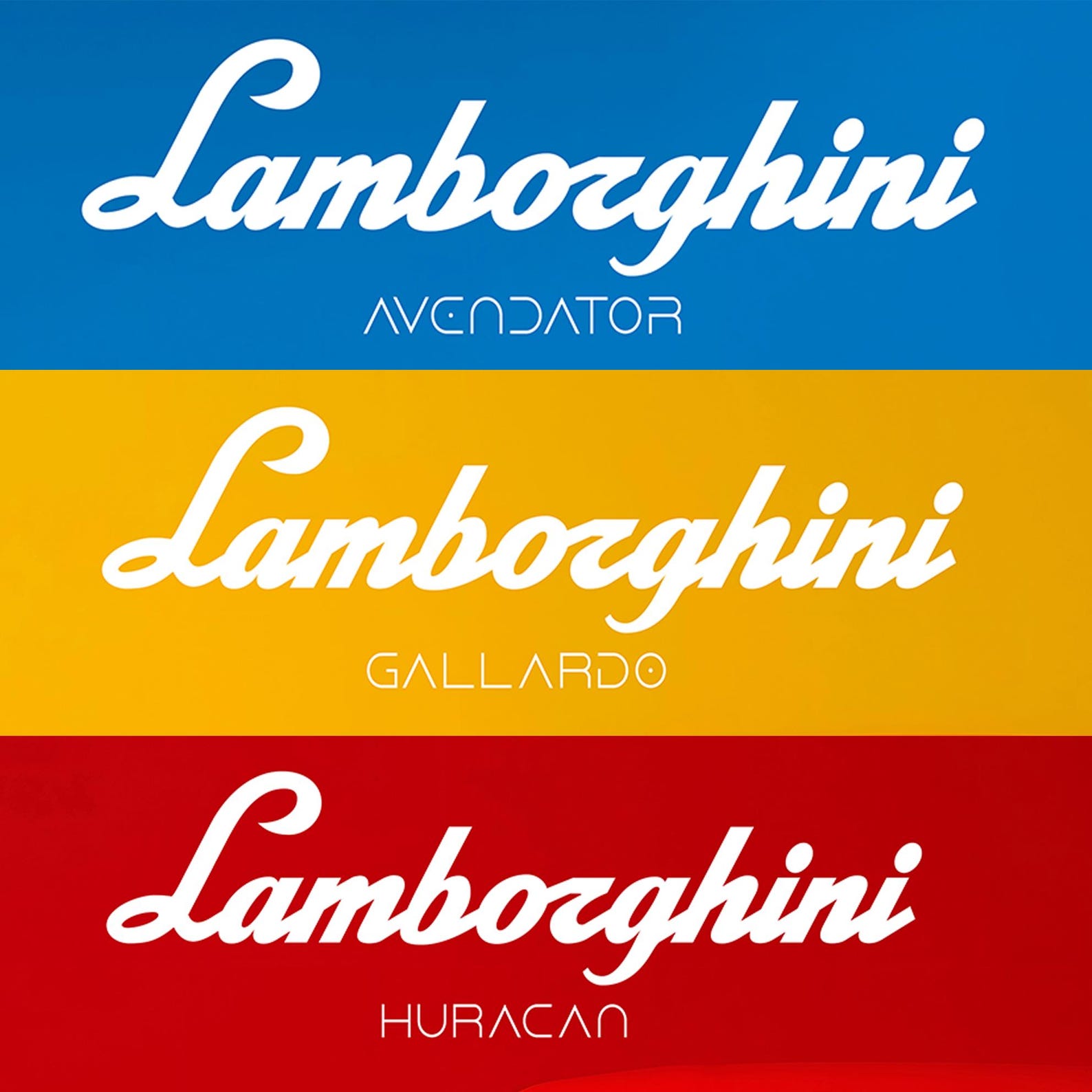 Lamborghini Gallardo, Huracan, Aventador Poster Set (digital Download ...
