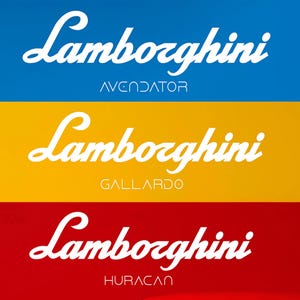 Lamborghini Gallardo, Huracan, Aventador Poster Set (digital Download ...