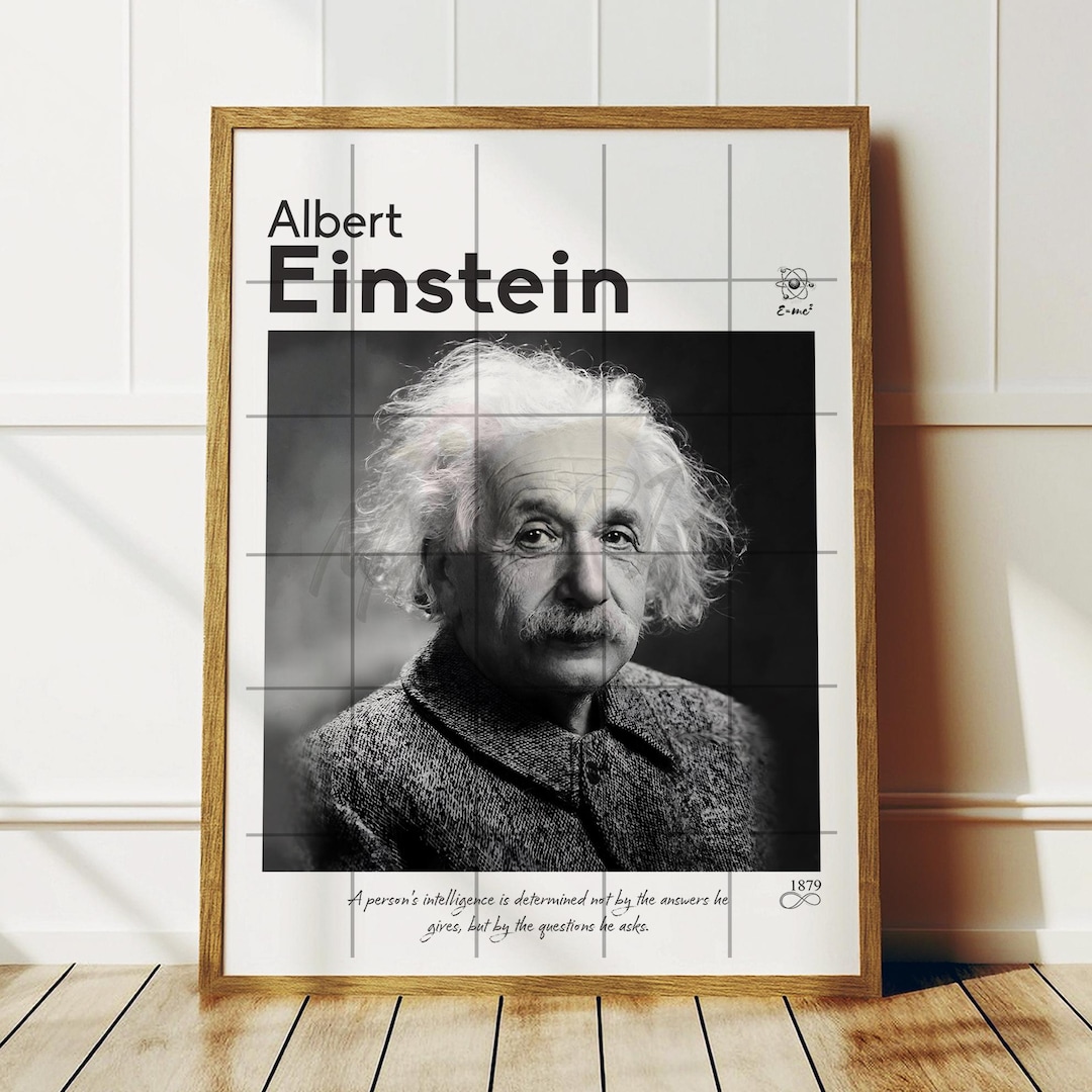 Downloadable Digital Jpeg File for Albert Einstein Poster Print ...