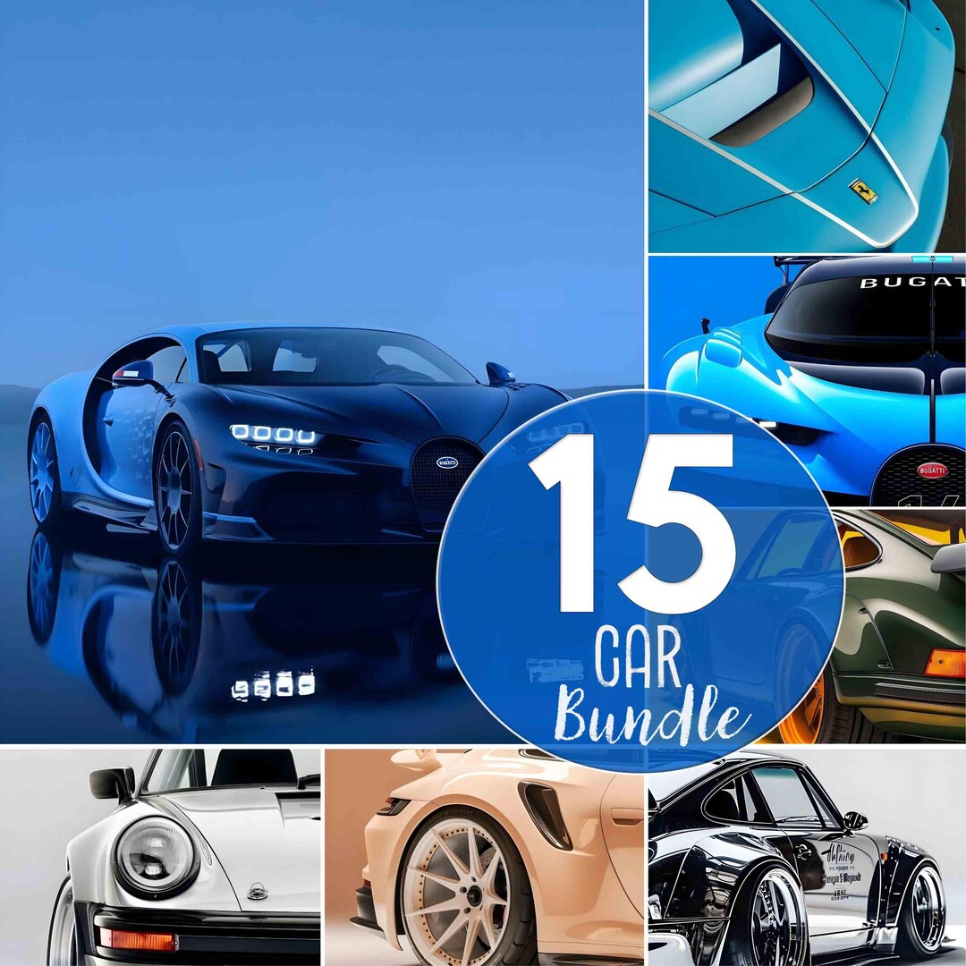 Sports Car Poster Download 15 Digital JPEG Files Ferrari Porsche ...