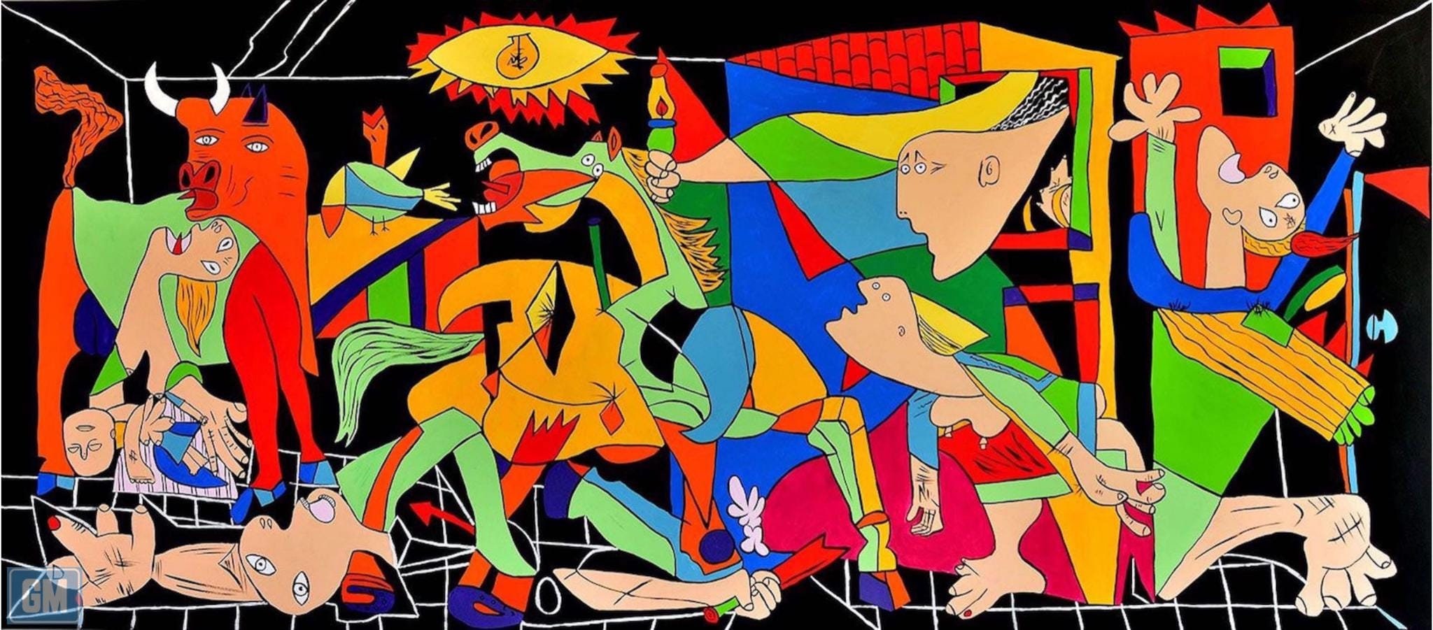 Pablo Picasso Guernica Color