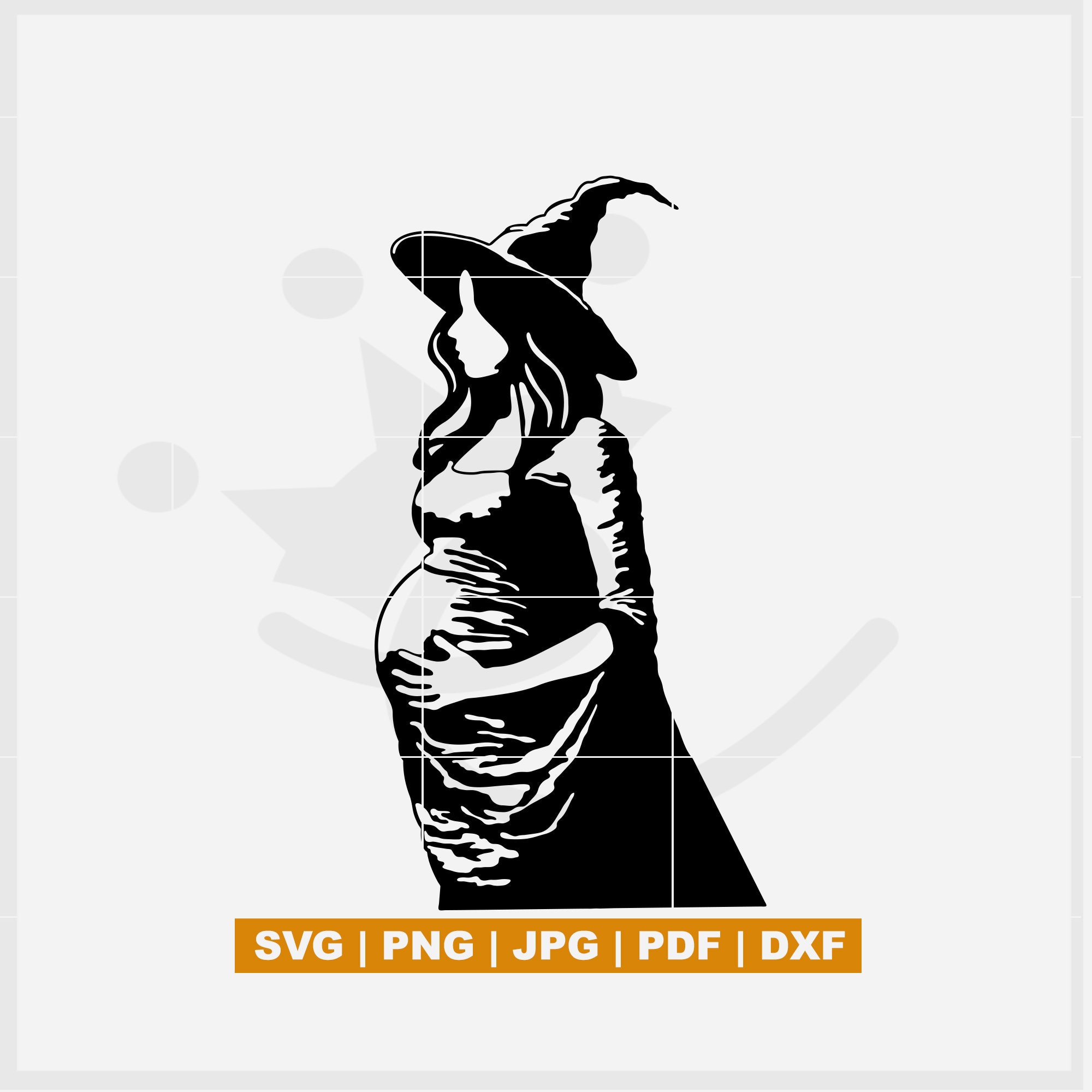 Pregnant Witch Svg Pregnant Witch Png Wicth Pdf Witch Cut File With 4035