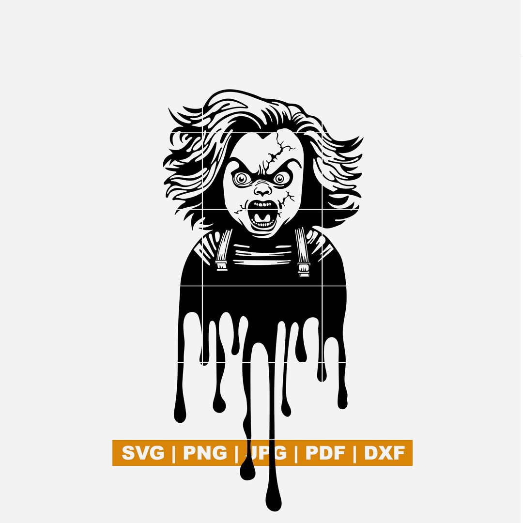 Scary Doll for Halloween SVG, Scary Kid Drip Svg, Horror for Halloween ...