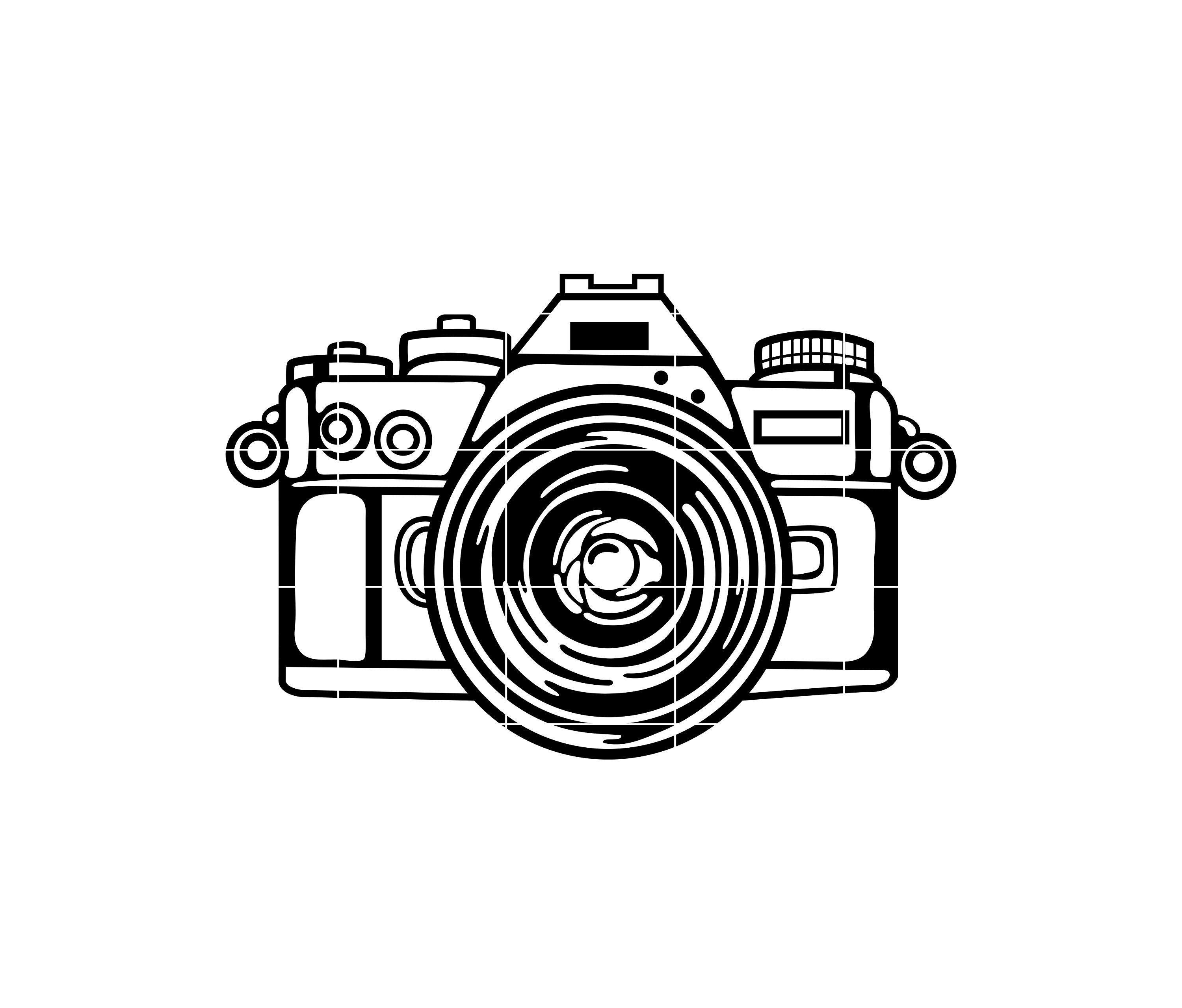 Camera SVG for Cricut Maker Machine, Silhouette Cameo, and Other Cut ...