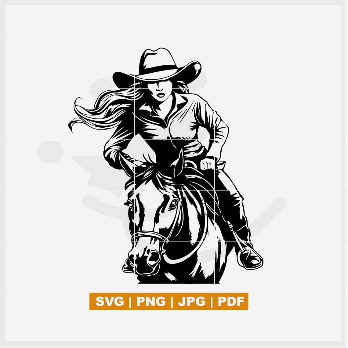 Mysterious Cowgirl SVG, Cowgirl With Her Svg, Western Girl Svg, Perfect ...