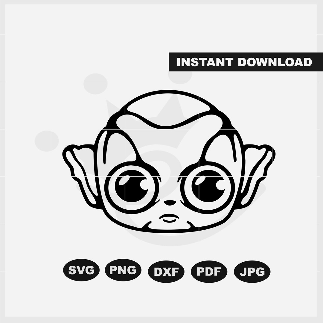 Cute Alien SVG Alien SVG Png Dxf Pdf Jpg Perfect for - Etsy