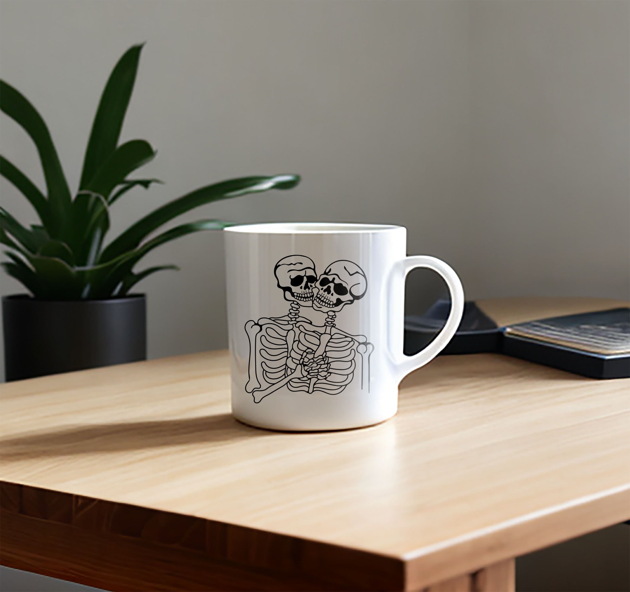 Skull Lovers Svg | Skeleton Couple SVG | Skeleton Hugging SVG ...