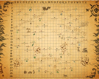 Sea of Thieves Map Poster - Etsy Australia