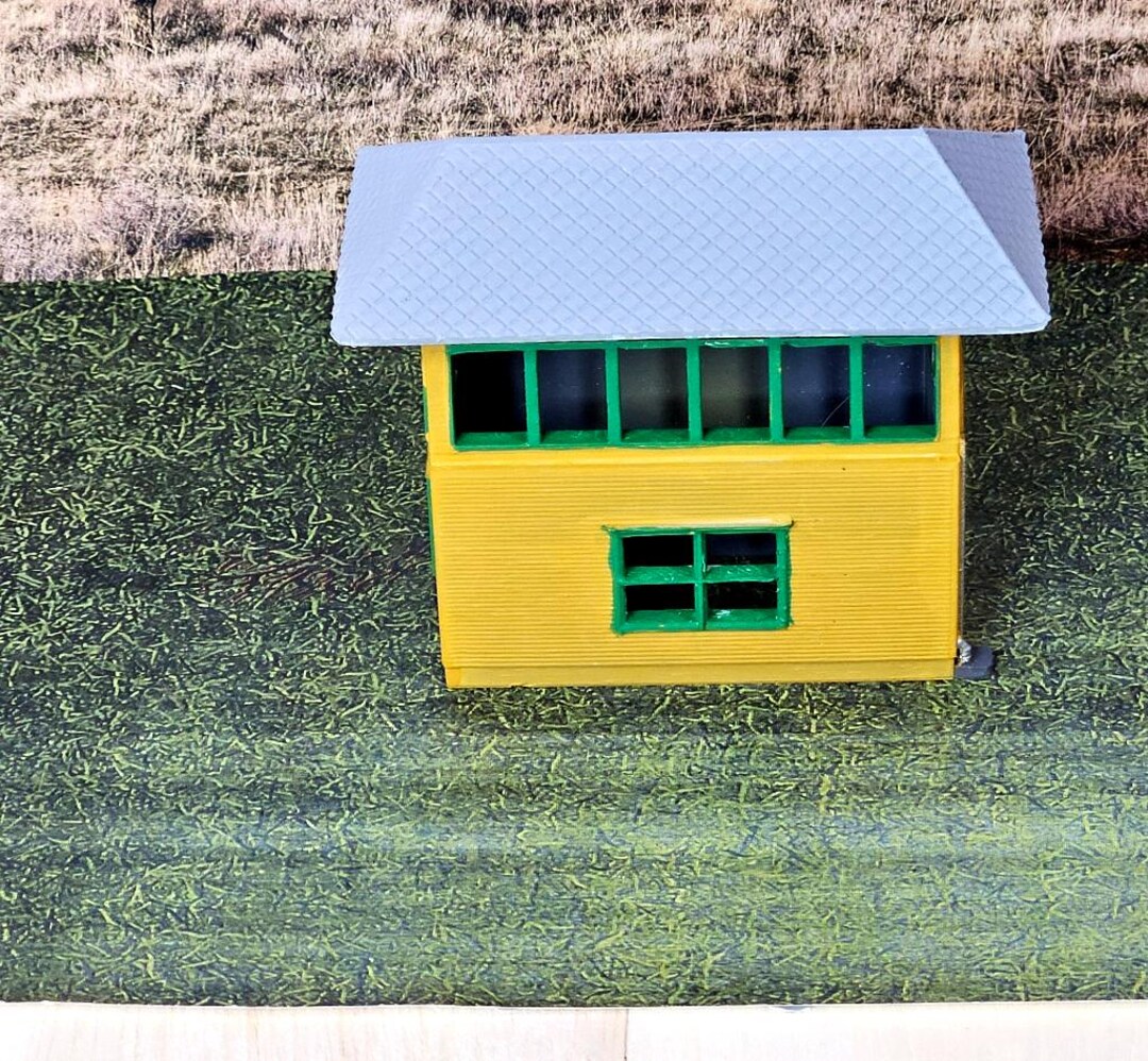 HO Scale Railroad Interlocking Tower – 3D Printed Model Kit – Unpainted ...