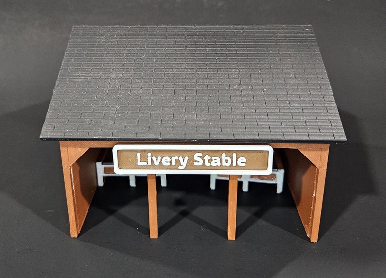 Livery Stable – Perfect for Model Railroads in HO Scale -FDM 3D Printed ...
