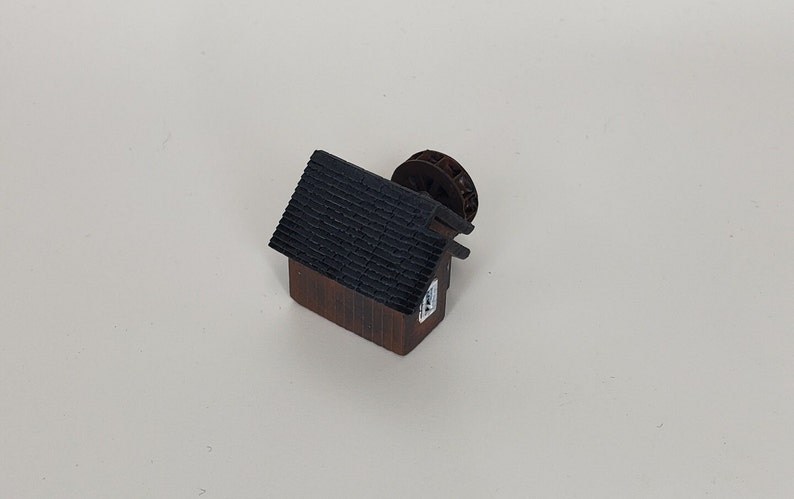 Waterwheel With Building N Scale Painted - Etsy