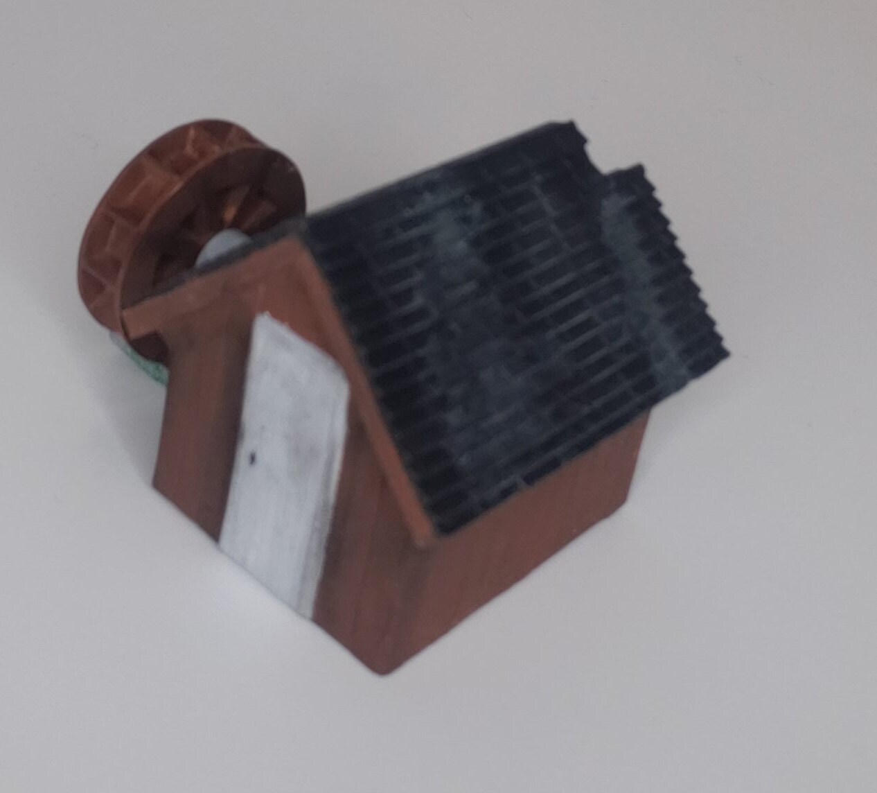 HO Scale Waterwheel W/ Small Building – Fully Painted – Model Railroad ...