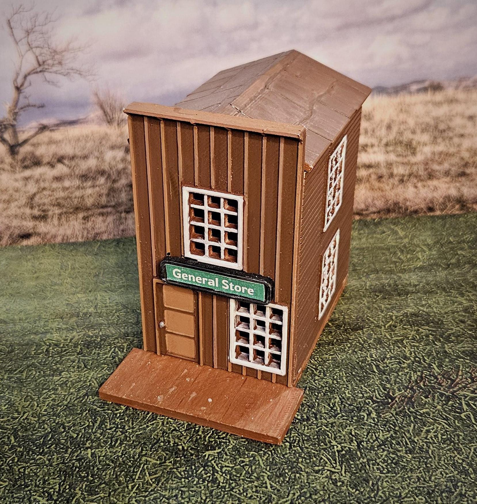 HO Scale Old West General Store DIY Model Kit Unpainted - Etsy