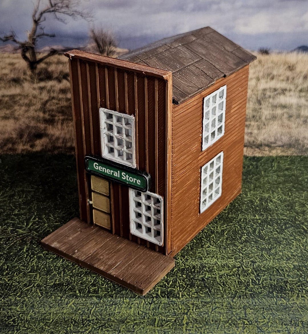 HO Scale - General Store – Fully Painted Steam Era Building – Model ...
