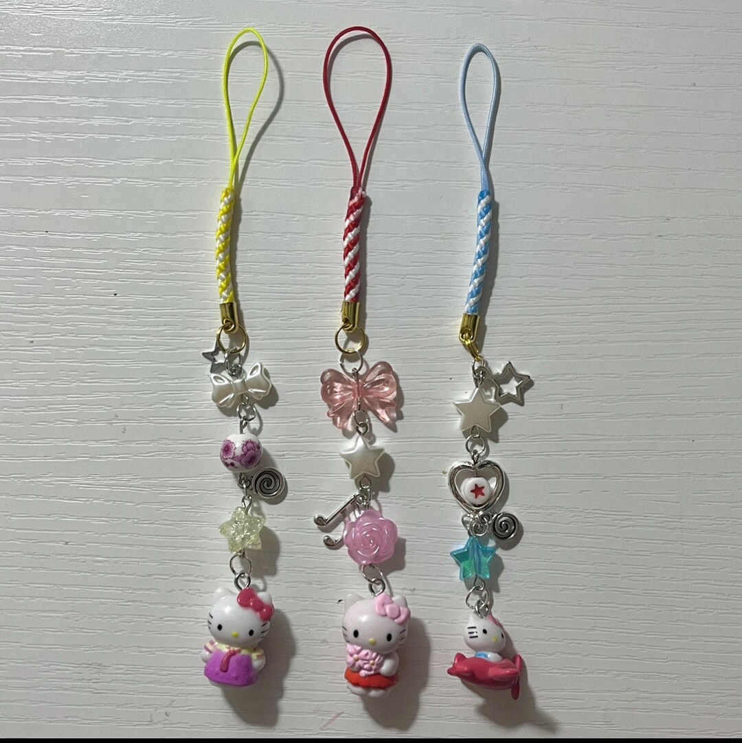 Strap Gotochi Japanese Kitty Keychain Phonecharm / Cute Unique ...