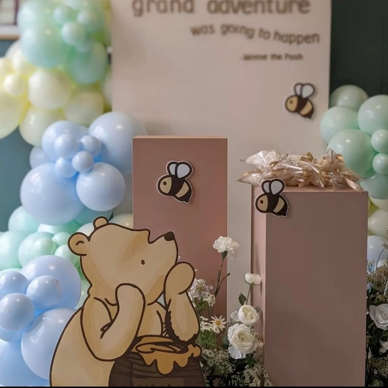 Winnie-the-pooh Cut Out Prop Standee Set - Etsy Australia