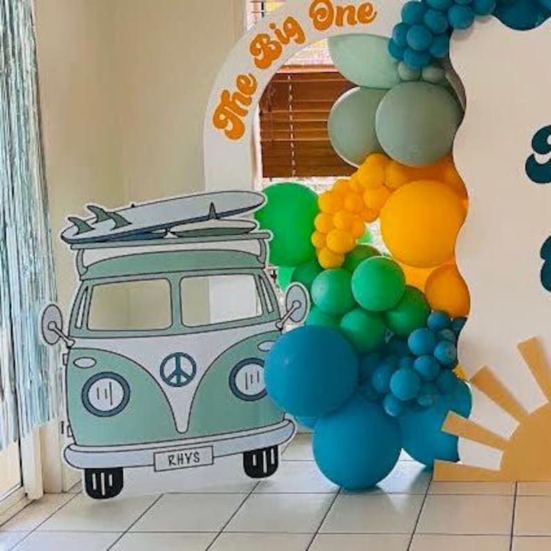 Surfboard Kombi Party Prop Cut Out - Etsy Australia